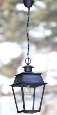 French Exterior Hanging Light Bordeaux GM in Brass or Zinc – Terra Lumi