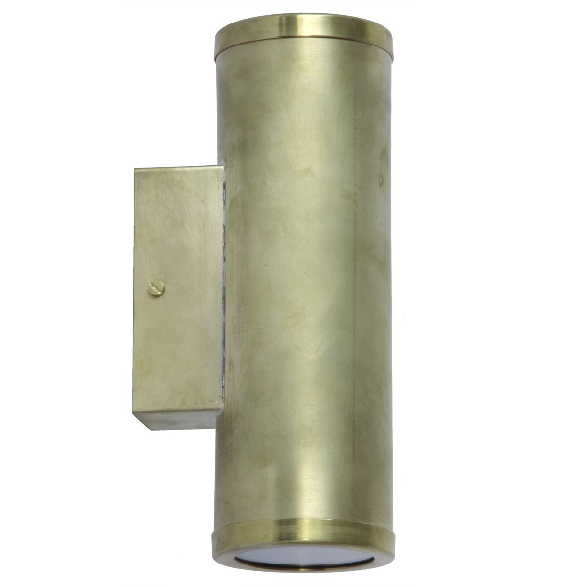 Up and down-Strahler aus Messing für außen – Terra Lumi