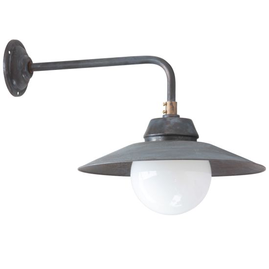 Classic German Barn Light for Outdoor Use in Aged Copper BW 135 – Terra ...