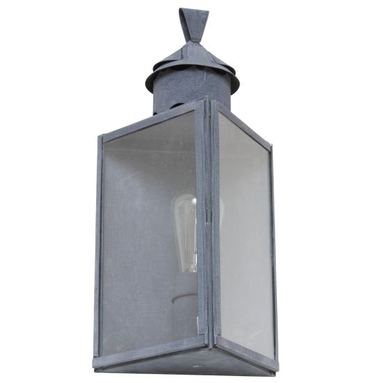 Unique Flush Mount Outdoor Wall Lantern Alesia, Handcrafted from Brass ...