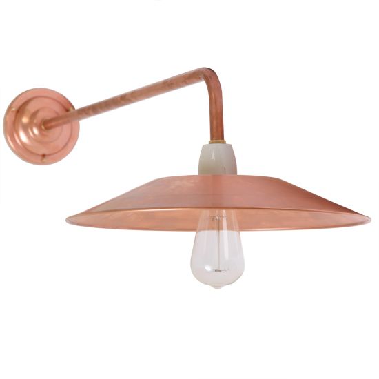 German Outdoor Barn Light Bonn RO 130, Handcrafted from Copper – Terra Lumi