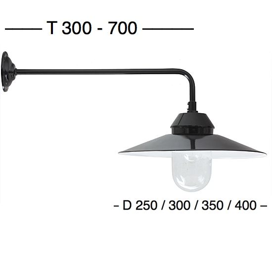 Country-Style Corner-Mounted Wall Light BW 135 Aluminium – Terra Lumi