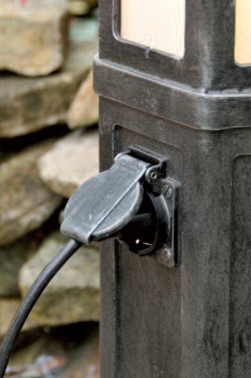 Neoclassical Bollard Light with Opal Glass AL 6696, Hand-Forged in ...